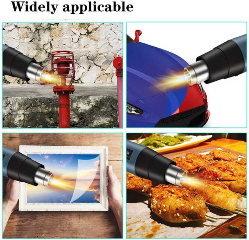 Promo Hot Air Heat Gun Digital Mesin Blower Panas Alat Pemanas Besi ...