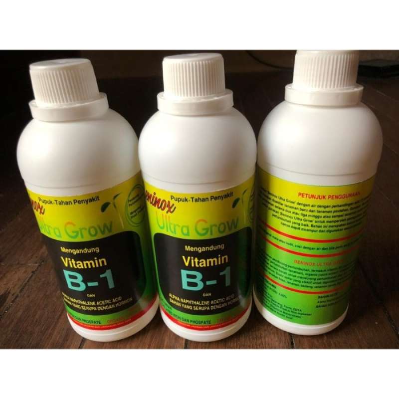 Promo PUPUK VIT B1 VITAMIN - Vitamin B1 Tanaman Beninox Ultra Grow 500ml Diskon 33% di Seller ...