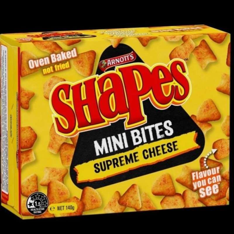Jual Arnotts Shapes Mini Bites Supreme Cheese 175 Gr Di Seller ...