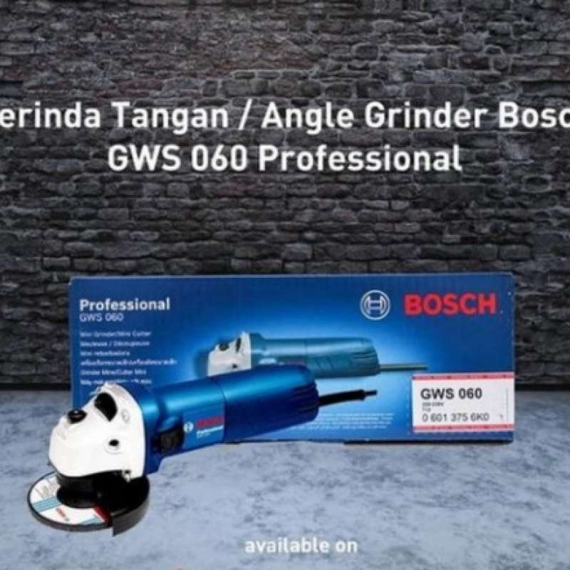 Promo Gerinda Bosch Gws 060 / Gerinda Tangan 4 inch Diskon 23% di ...