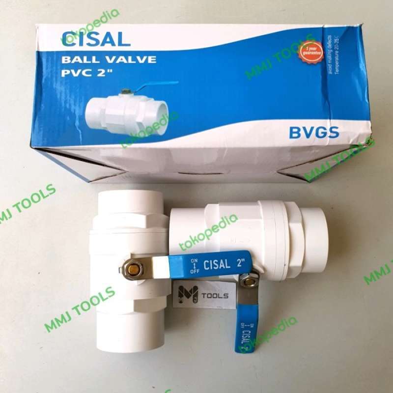 Promo BALL VALVE PVC CISAL GAGANG BESI 2 - STOP KRAN PVC CISAL GAGANG ...