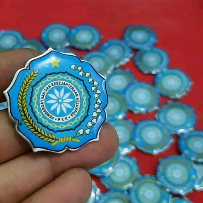Jual Pin Bros Atribut Logo PKK Premium lapis Resin Penempel Magnet di ...
