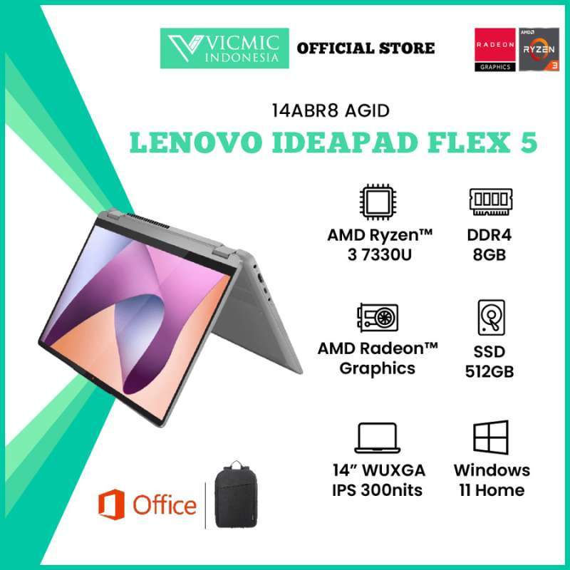 Jual Lenovo Ideapad Flex Abr Agid Amd R U Gb Gb Wuxga Win Ohs Touchs Di