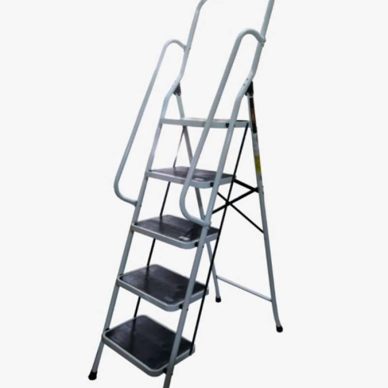 Promo Tangga Lipat Besi Step 5 Step Ladder Holder Tangga Rumah Diskon 23% di Seller Sumber ...