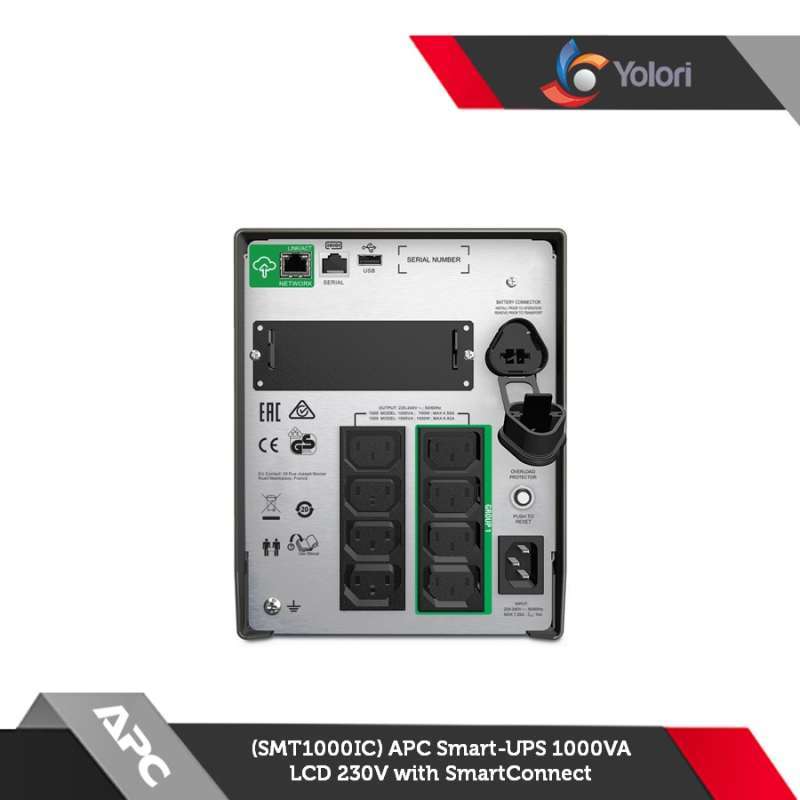 Jual Apc Smart-ups Line Interactive 1000va Tower 230v 8x Iec C13 Outlets Smt1000ic Di Seller ...