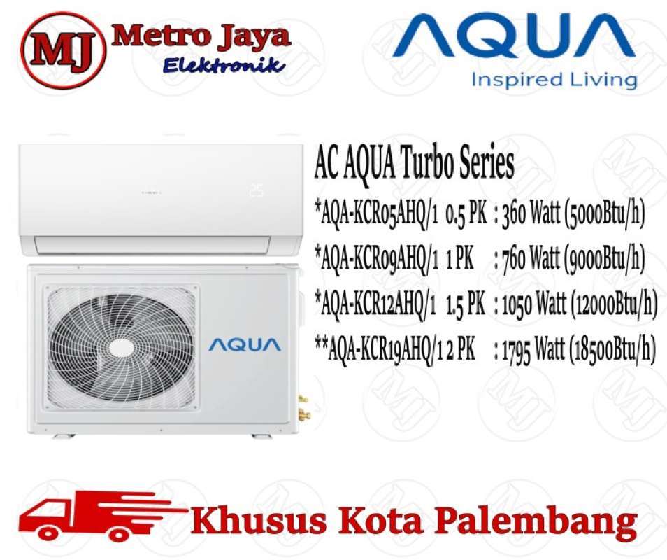 Jual AC AQUA 1/2PK - 2PK AHQ Series Low Volt Turbo Cooling 5 menit dingin di Seller ...
