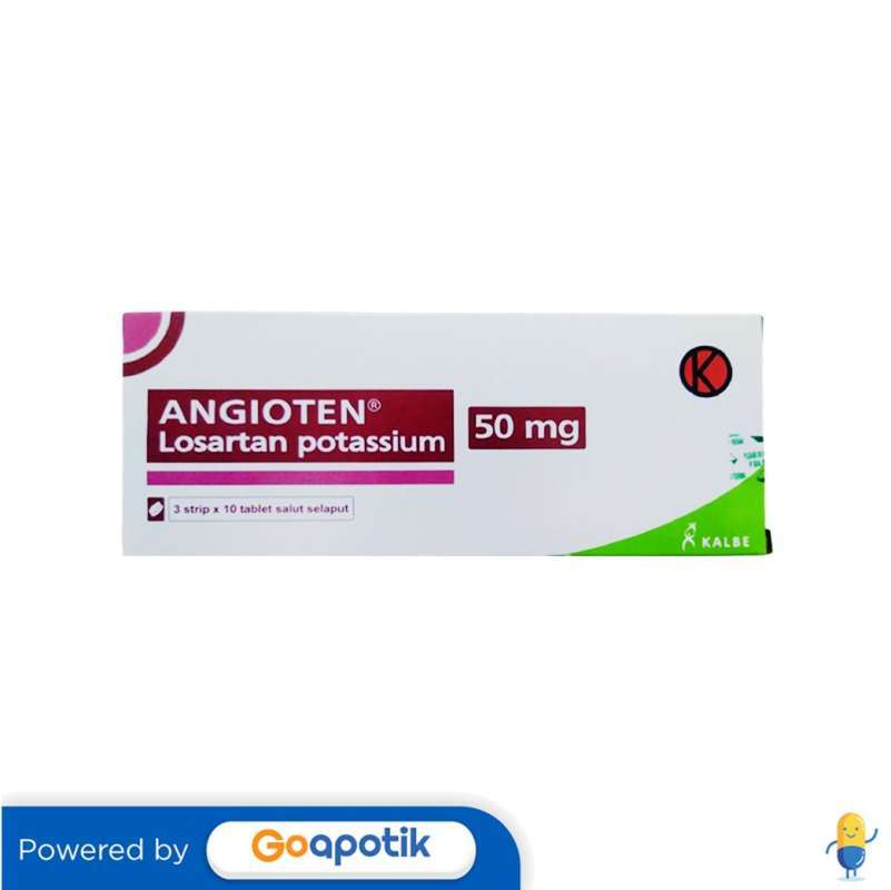 Jual ANGIOTEN 50 MG BOX 30 TABLET di Seller Apotek Bintang Semesta ...