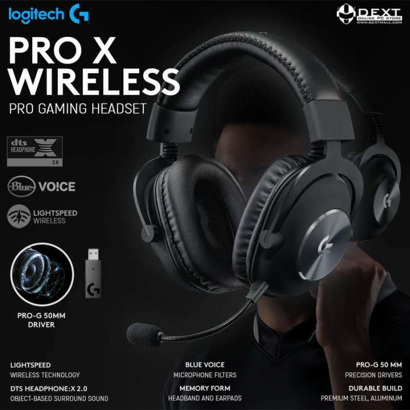 Jual Logitech Pro X Wireless Lightspeed Gaming Headset Di Seller Dext ...