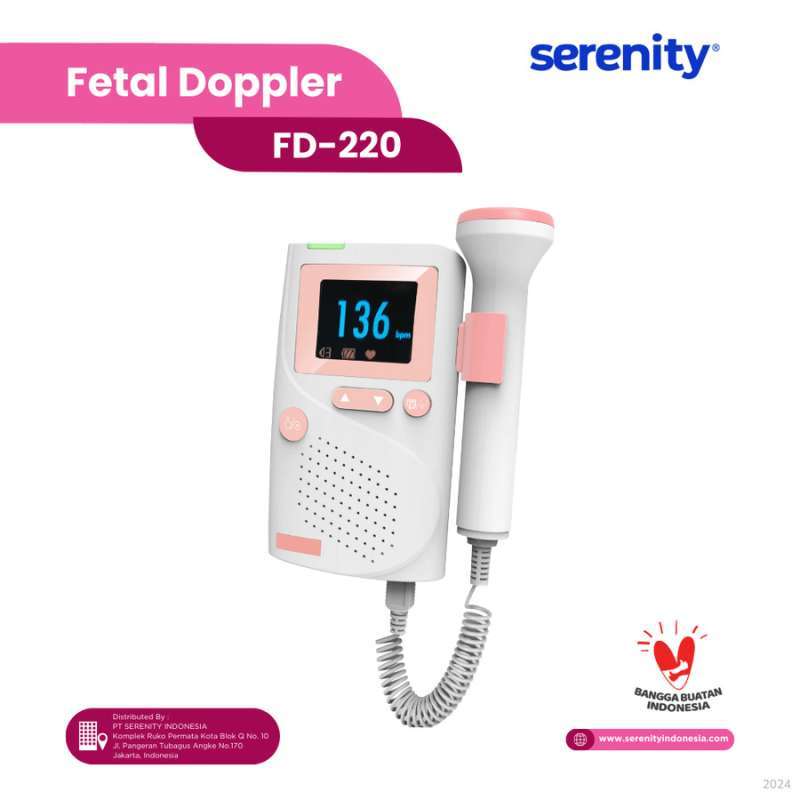 Serenity Fetal Doppler Lengkap Harga Terbaru Juli 2024 | Blibli