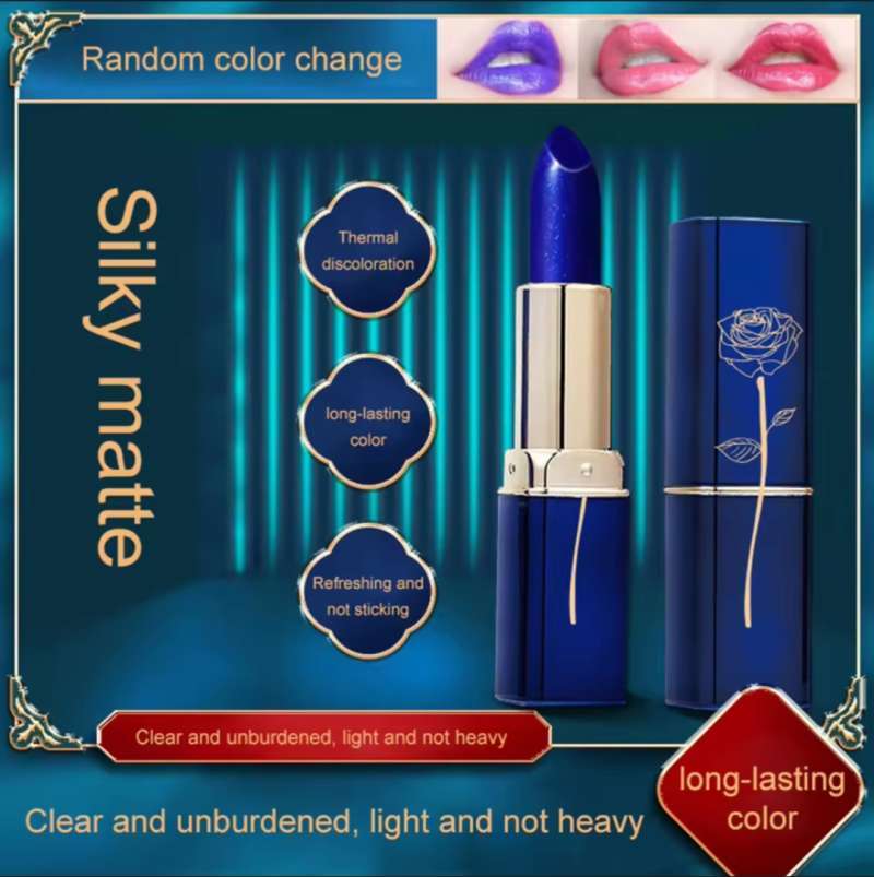 Jual ORI 100% LESSXCOCO LIPSTICK BIRU BERUBAH WARNA / Lipstik Tahan Air ...