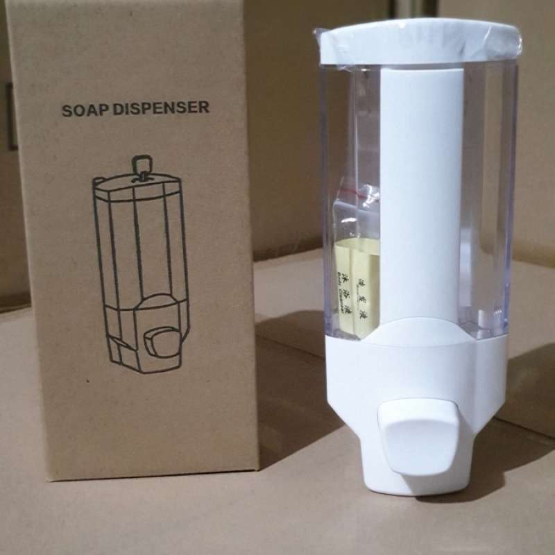Promo Manual Soap Dispenser Kaca Bening Diskon 23% di Seller Bento ...
