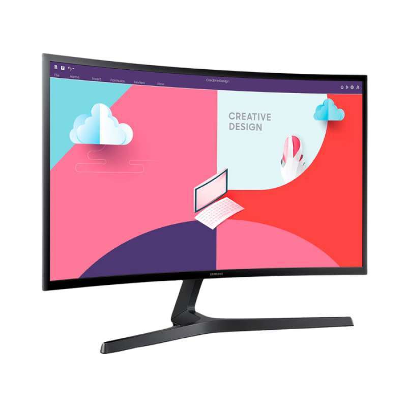Jual Monitor Samsung 24 Essential Curved Monitor S366c With Y-feet ...