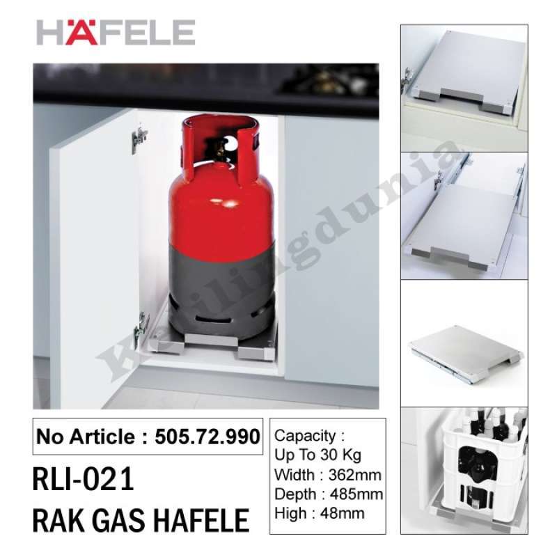 Promo Rak Tempat Gas Hafele Lemari Dapur Tatakan Tabung Elpiji Galon ...