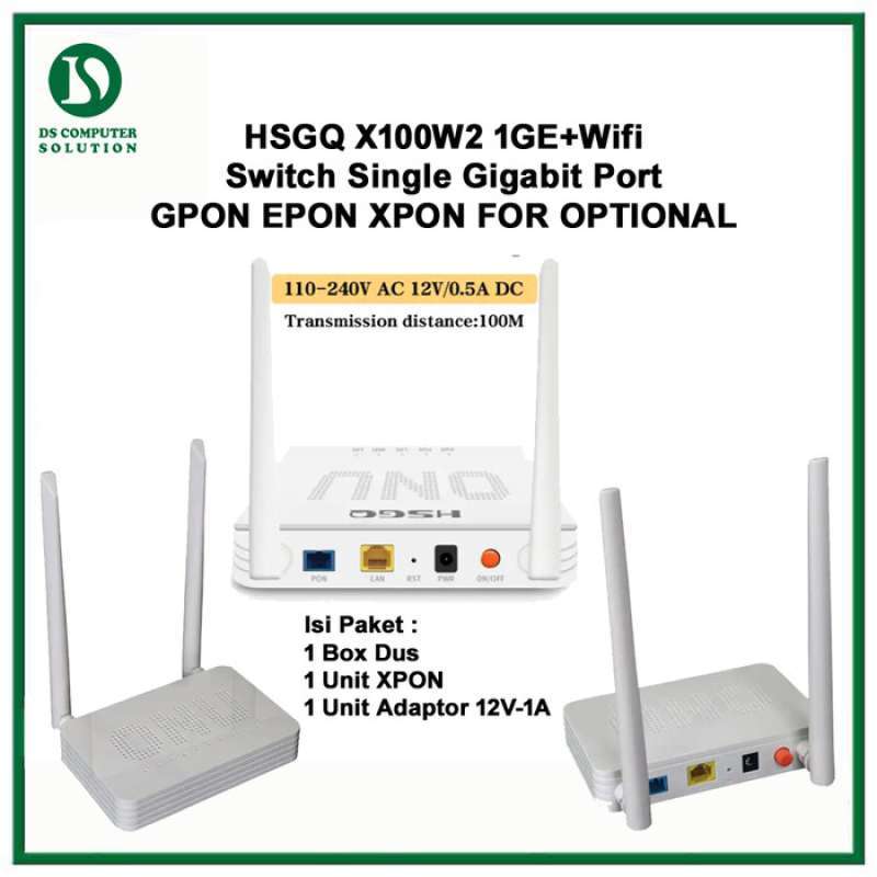 Promo Xpon Onu Wifi Support Olt Gpon, Epon Zte Hioso Hsgq Diskon 9% Di Seller Safka Store ...