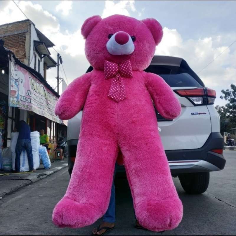 Promo Boneka Teddy Bear Jumbo 2 Meter Super Besar Doll - Cream, 70 Cm ...