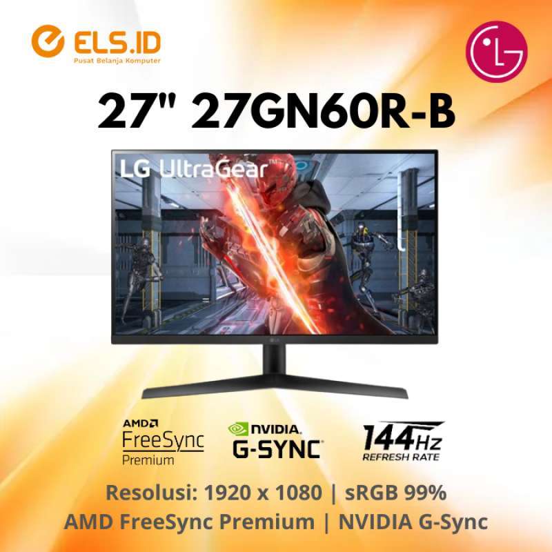 Jual Monitor Gaming Full HD IPS UltraGear 27 (27GN60R-B) di Seller ELS ...