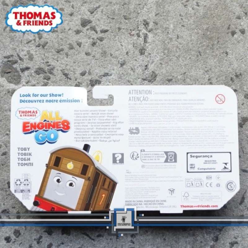 Jual Thomas & Friends Toby Motorized Engine Electric Mainan Kereta and ...
