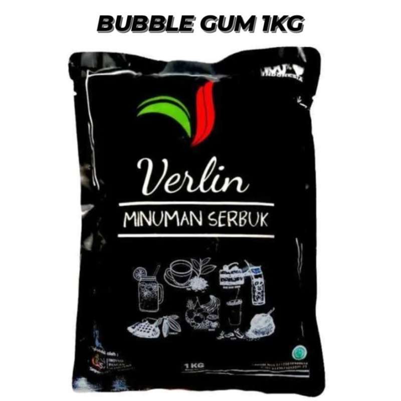Jual Verlin Bubble Gum 1kg, Bubuk Minuman Segar Simple & Praktis ...