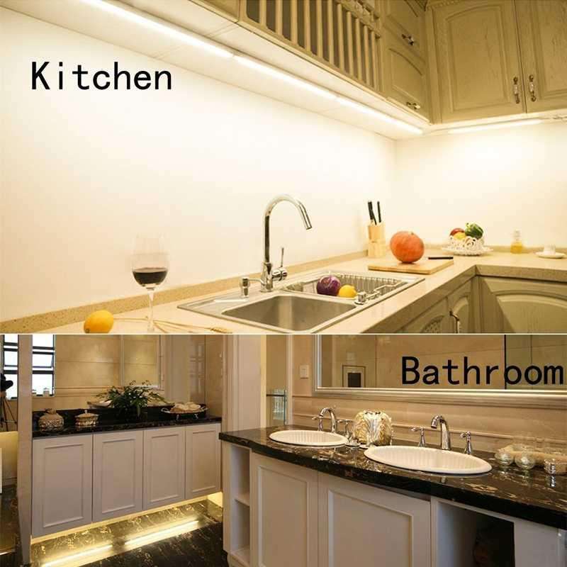 Promo Rybakov Lampu LED Strip Flexible Lemari Kabinet Sensor Gerak 4.5W ...