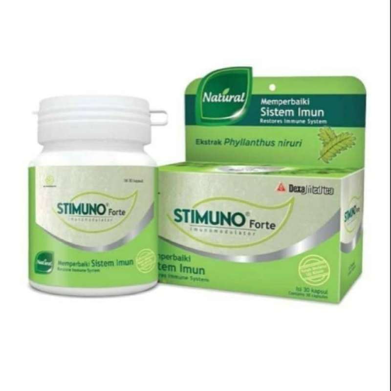 Promo Stimuno Forte Botol Isi 30 Kapsul - Melawan Virus -kemasa botol ...