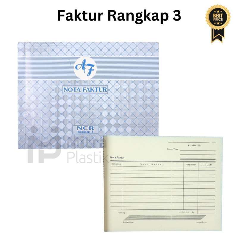 Jual Buku Nota Faktur 3 Ply Ncr Faktur Rangkap 3 Af Murah Di Seller ...