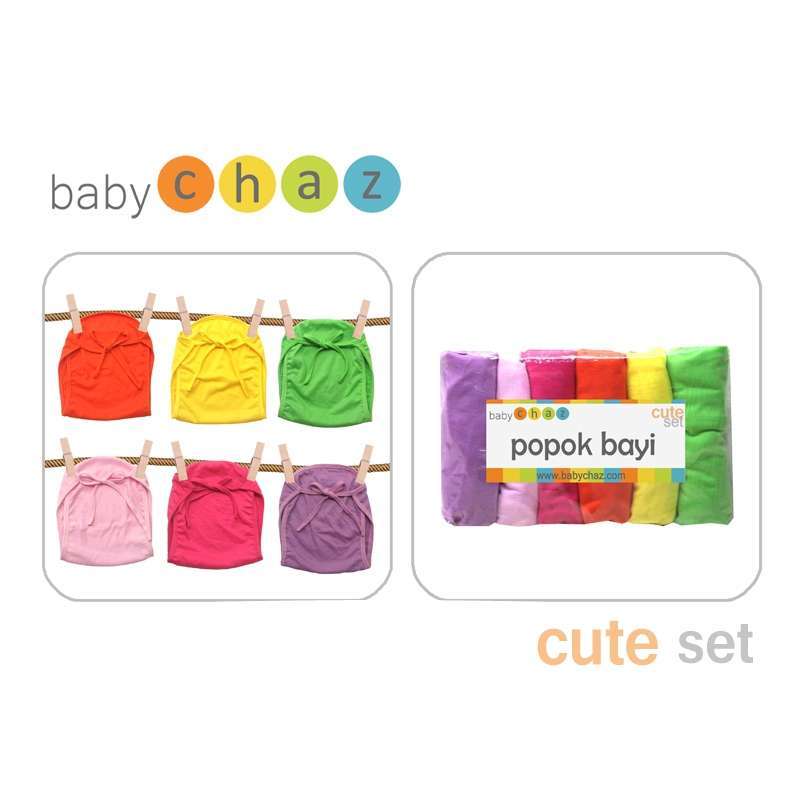 Jual Baby Chaz Popok Kain Bayi Anak Varian Warna Warni 1 Set = 6 Baby ...