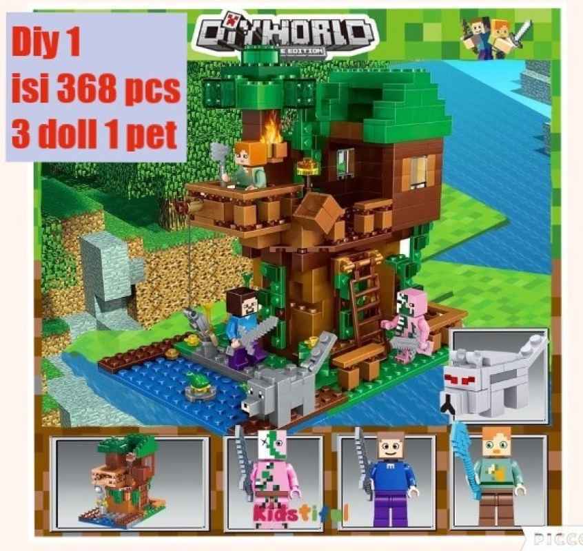 Jual Minecraft Lego Brick World Di Seller Tocko99 - Meruya Utara (ilir ...