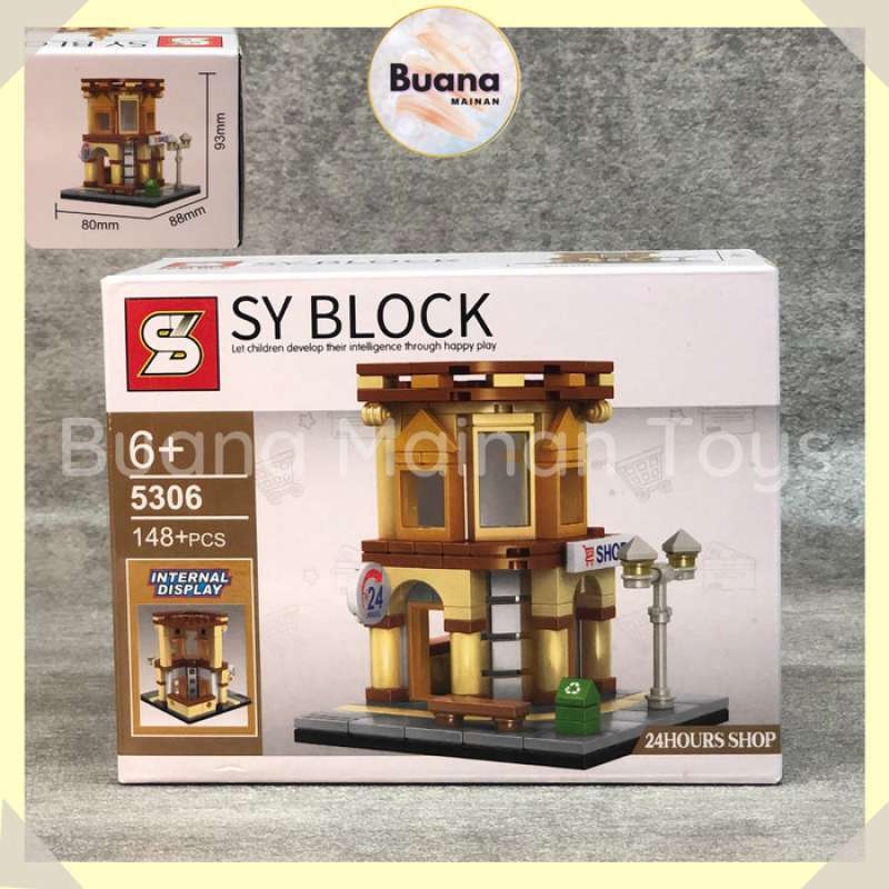 Promo Brick Sy Block Miniatur Shop Building Mainan Bricks Edukasi Anak ...