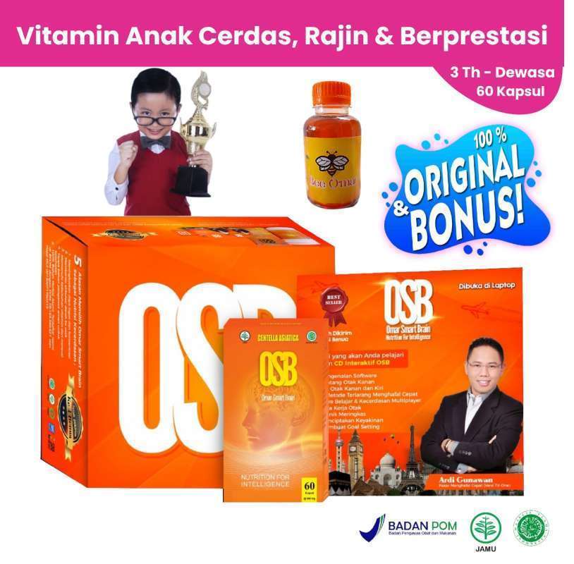 Jual Osb - Osb Omar Smart Brain Asli Obat Pintar Cerdas Anak Osb Kapsul ...