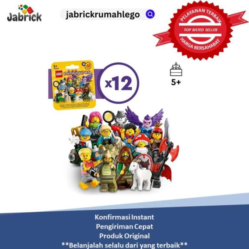 Promo Lego 71045 Minifigures Series 25 Complete Set (12 Characters ...