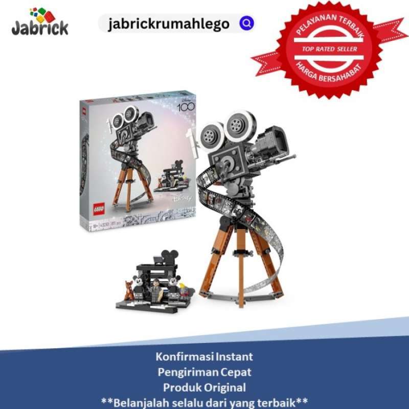 Promo Lego 43230 Disney Walt Disney Tribute Camera, 100th Anniversary ...