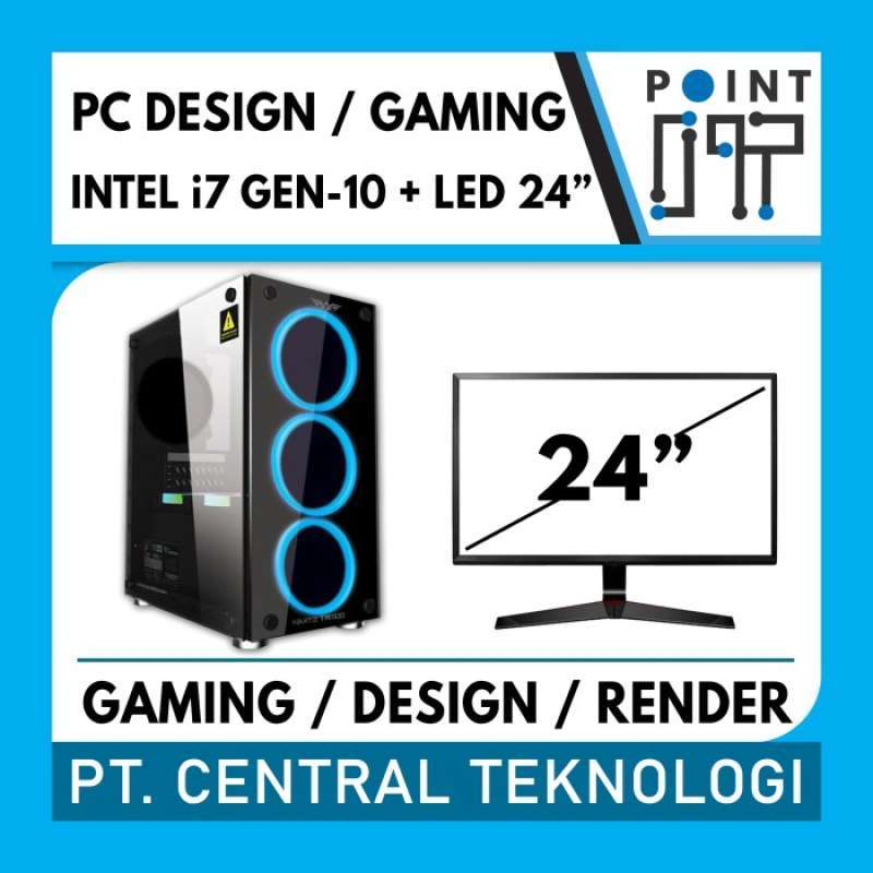 Promo Pc Rakitan I7 Gen-10 Lengkap Office / Design / Editing Needs ...