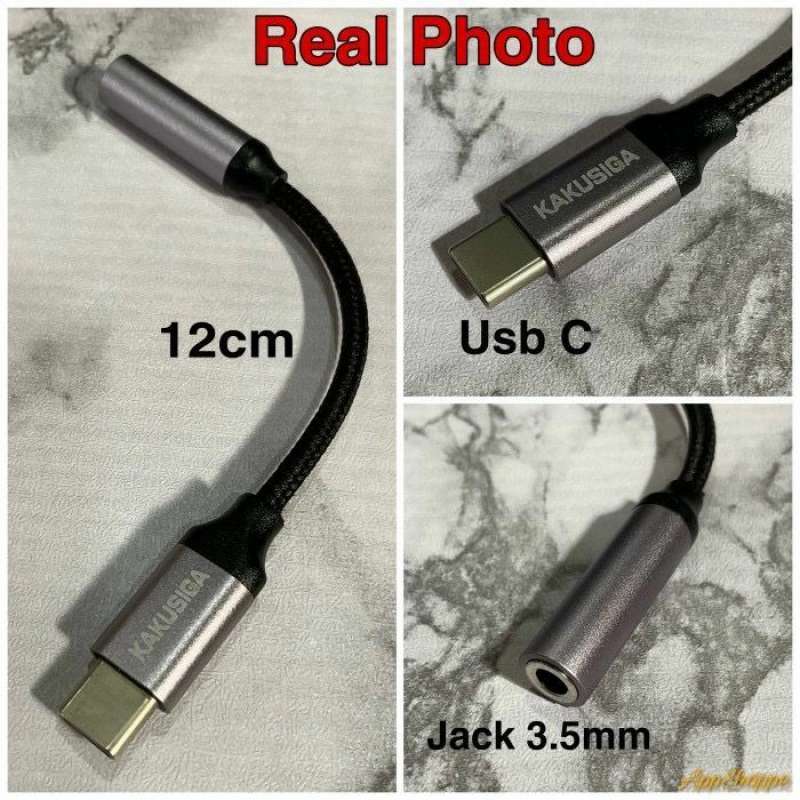 Promo Kakusiga Adapter Cable Usb Type C 3.5mm Connector Quality Sound ...