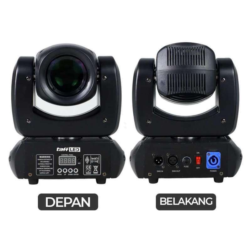 Jual Lampu Proyektor Disco Sensor Suara 8 Color Dmx512 100w 240v Hy ...