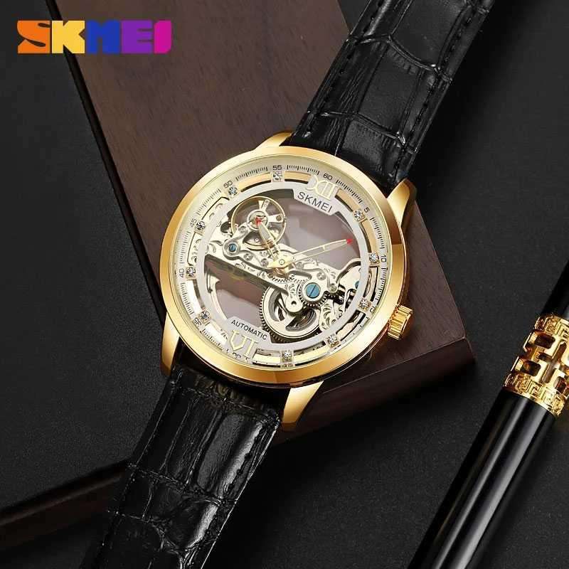 Jual Jam Tangan Mechanical Pria Automatic Movement M031 Pria Kulit ...