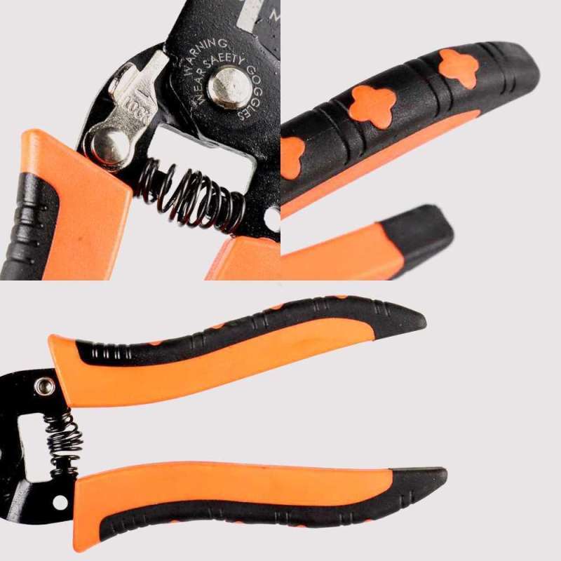 Jual Tang Pemotong Kabel Wire Stripping Cutter Pliers Jm-ct4-12 Tang ...