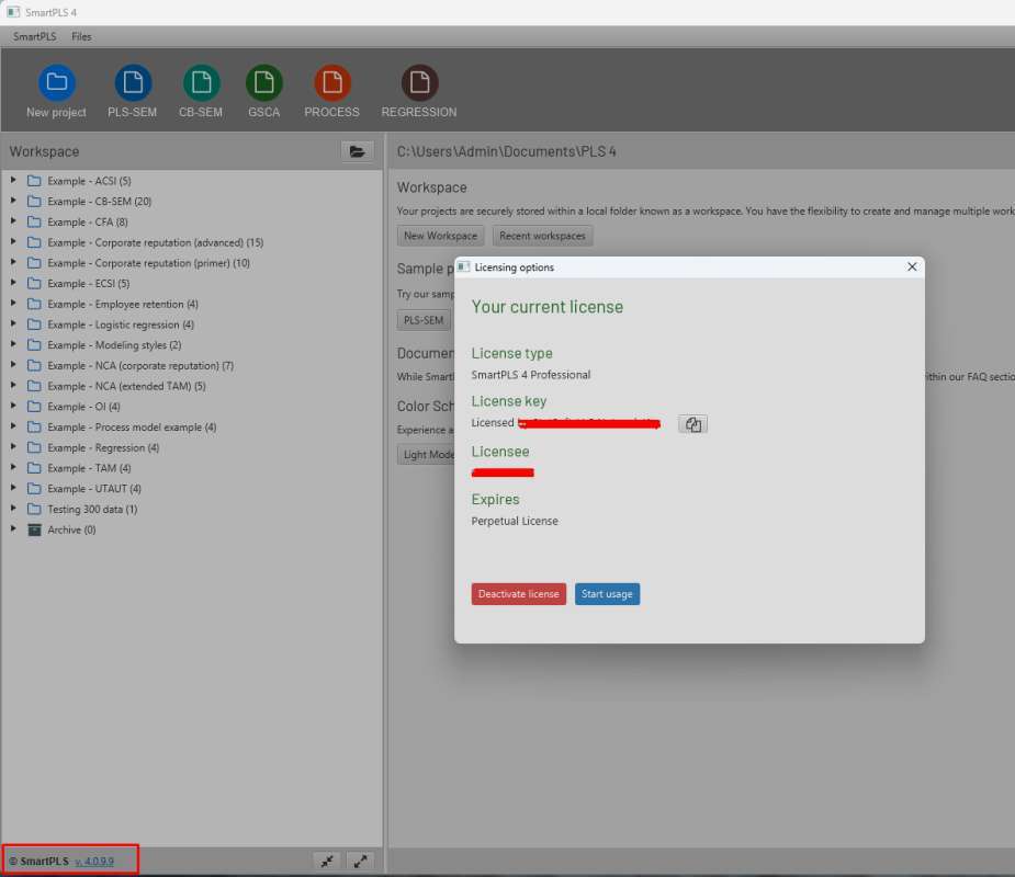 Promo Smartpls 4.1.03 Pro Lifetime License / Smartpls 4 Professional ...