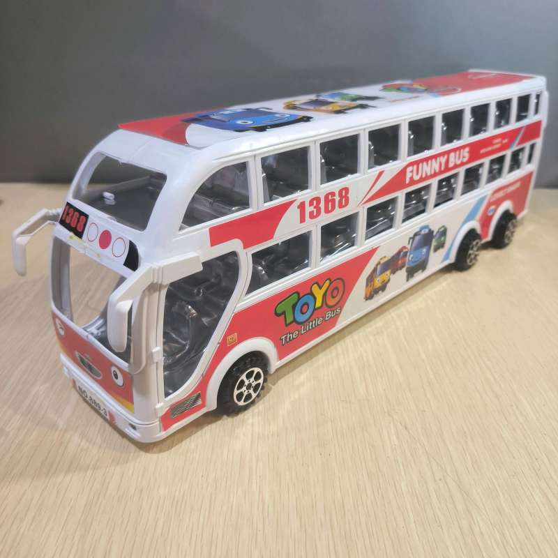 Jual Mainan Bus Tingkat / Bis Tingkat / Double Decker Bus Tayo Bus 2 ...