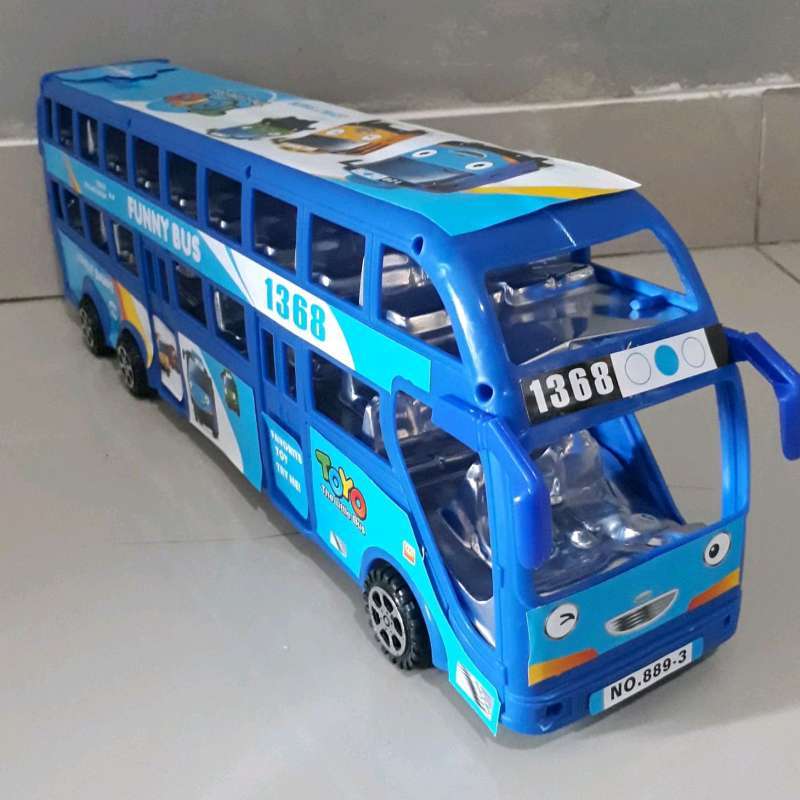Jual Mainan Bus Tingkat / Bis Tingkat / Double Decker Bus Tayo Bus 2 ...