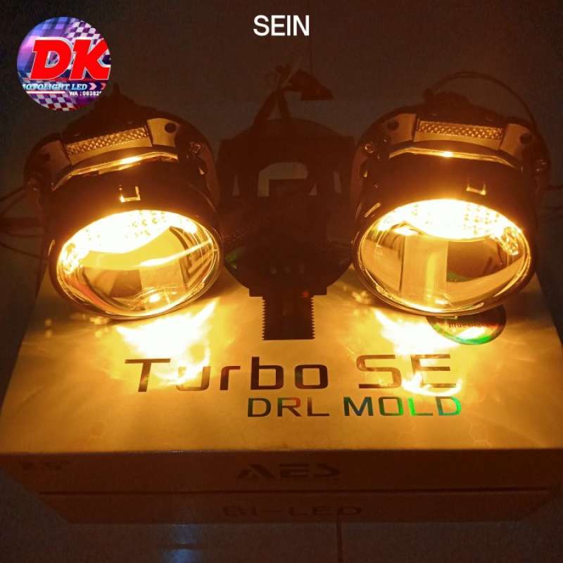 Promo Lampu Headlamp Jector Biled Turbo Se Aes Drl Mold 2,5 Inch Diskon ...