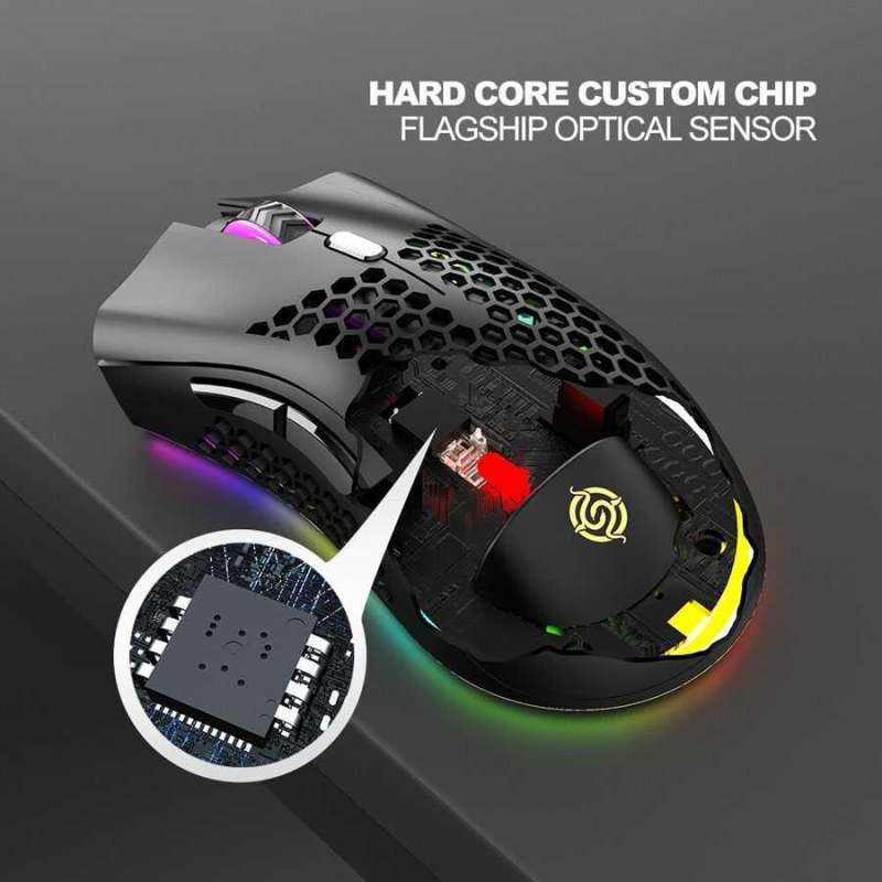 Jual K-snake Mouse Gaming Wireless Rgb Honeycomb Rechargeable Bm600 ...