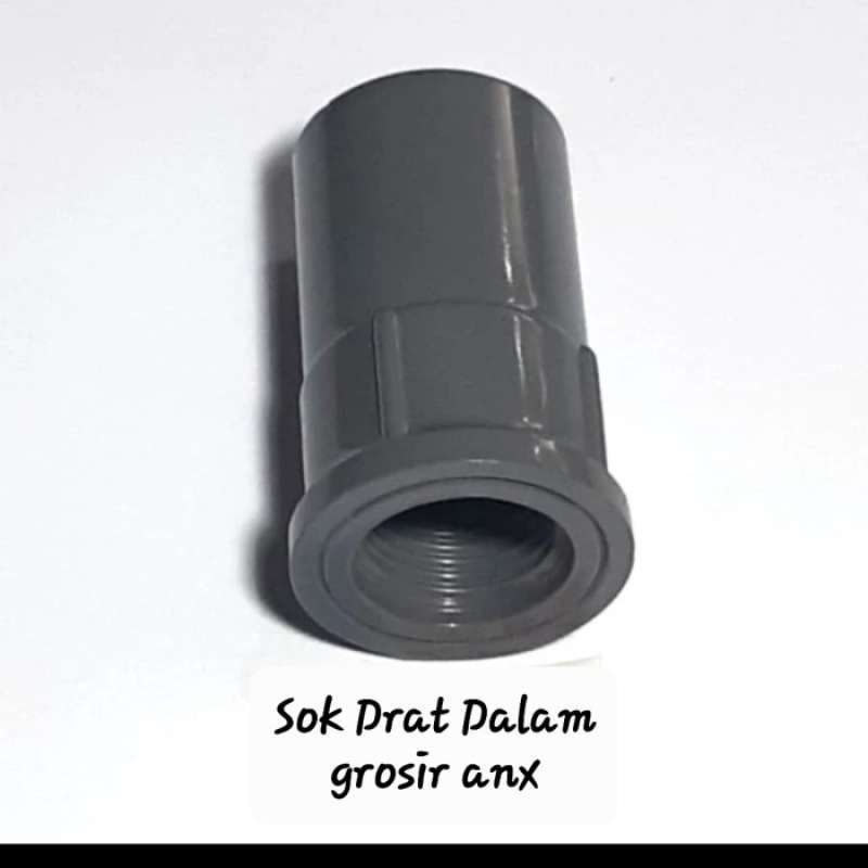 Jual Sambungan Pipa Pvc Rucika Sok Drat Dalam Sdd Aw 1 2 Inch Inci - 2 Inch - 1 1/4 Inch Di ...