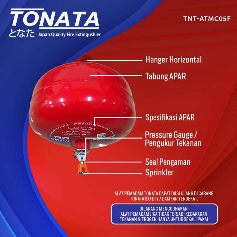 Promo Automatic Thermatic Pemadam Api Otomatis / Afff Foam 5 Kg Tonata ...