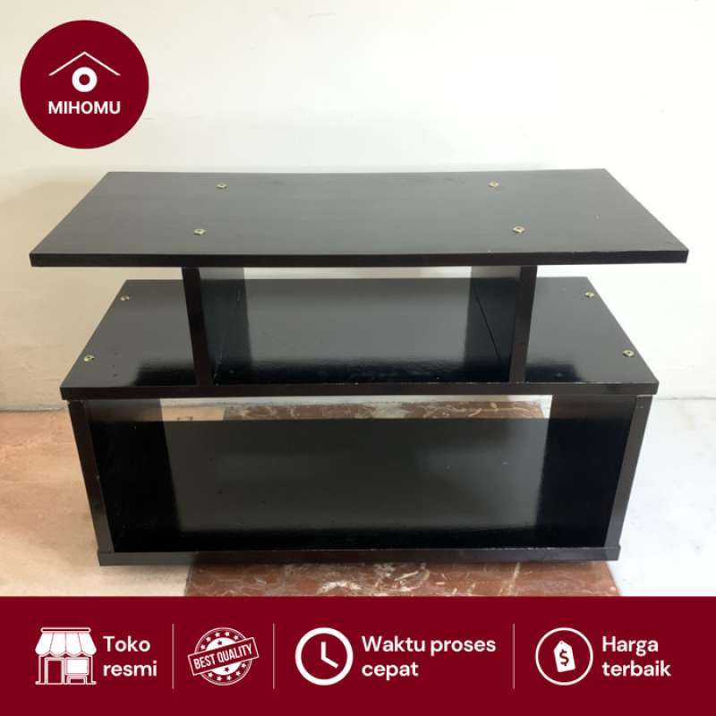 Promo Rak Meja Tv Led Kayu Susun 3 + Roda Minimalis Terbaru Diskon 17% ...