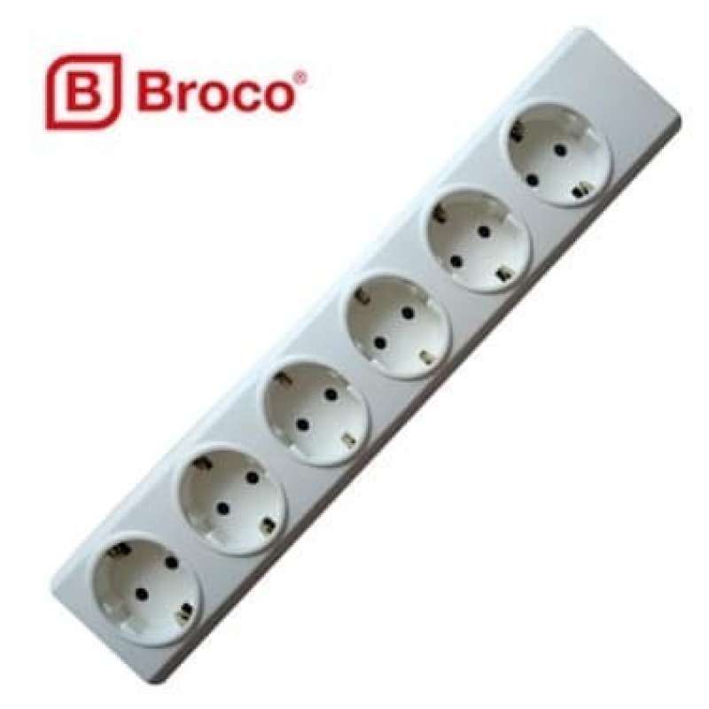 Promo Stop Kontak Tempel Broco/terminal Colokan Kuningan Broco (sni ...