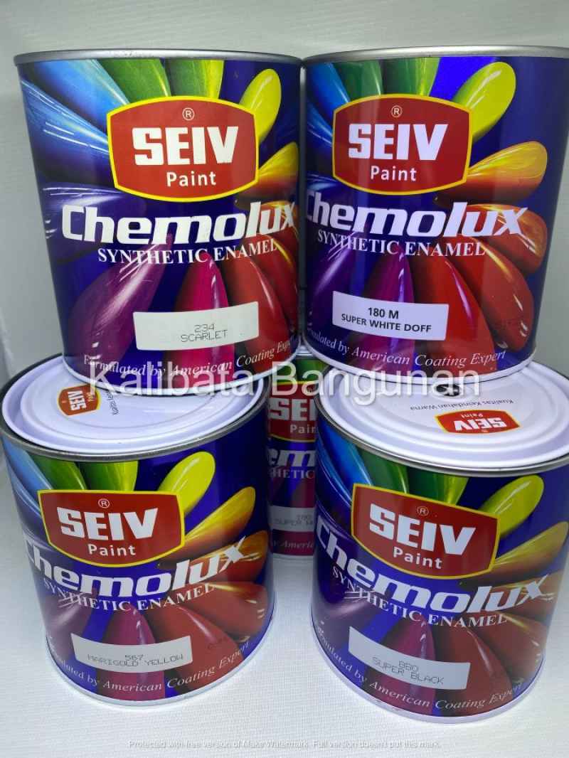 Promo Cat Minyak Besi Kayu Seiv Chemolux 1 Kg/cat Synthetic Enamel 1 ...