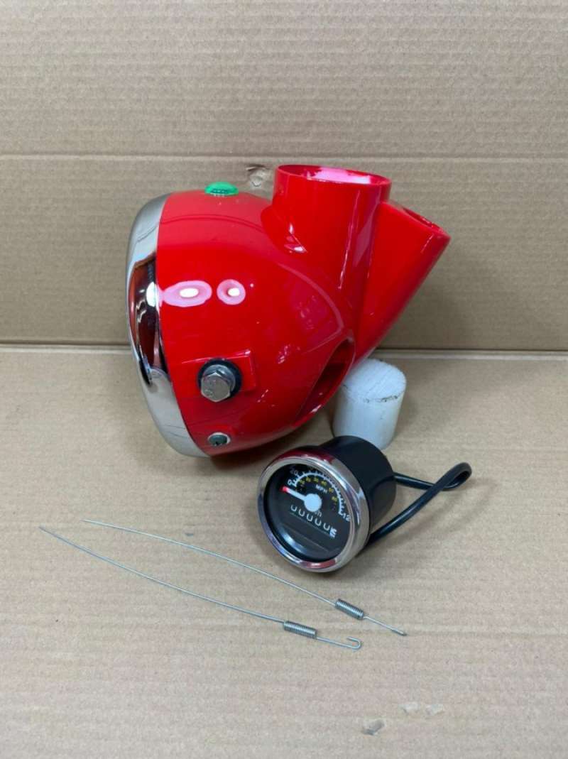 Jual Lampu Depan + Speedometer Gorilla & Monkey - Merah Bergaransi ...