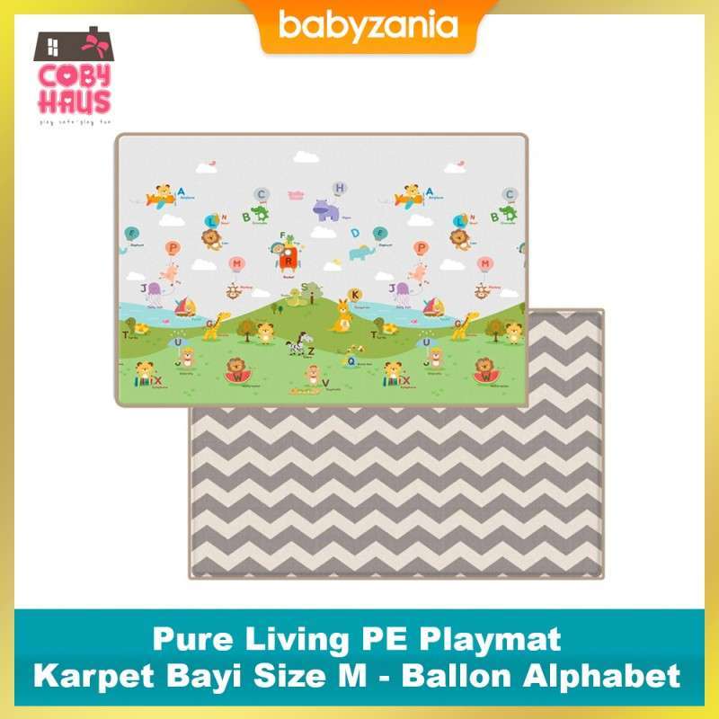 Jual Cobyhaus Pure Living Pe Playmat Karpet Bayi Size M - Ballon ...