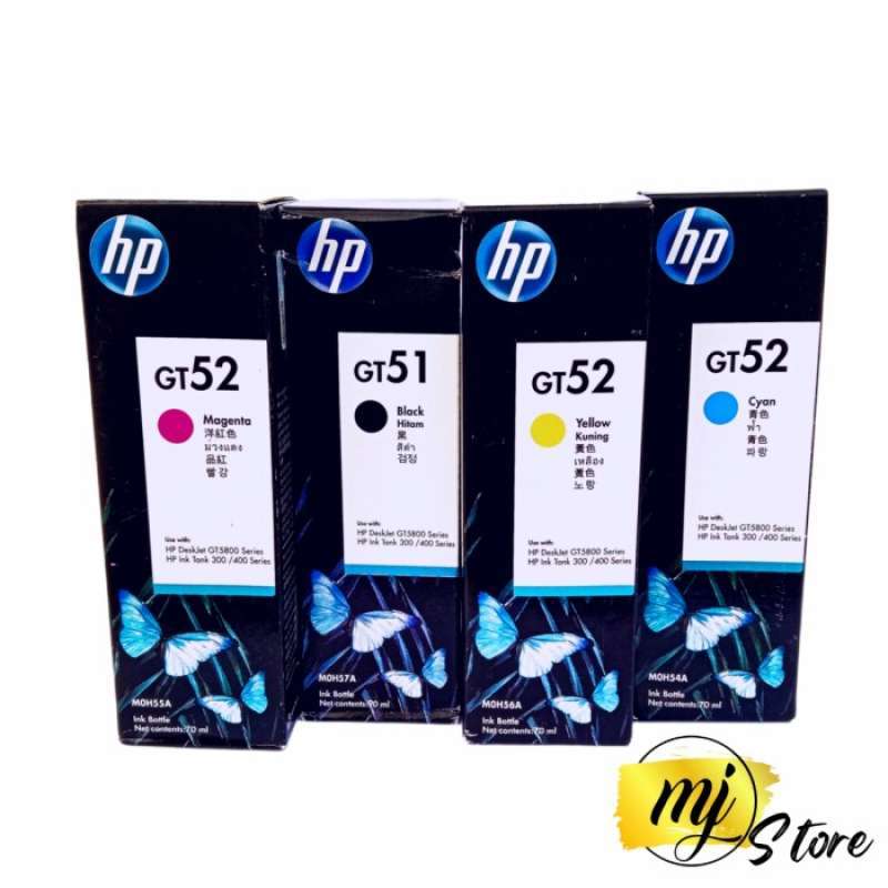 Promo Tinta Hp Gt51 Original Ink Tank Deskjet Gt5800 300 400 Series ...