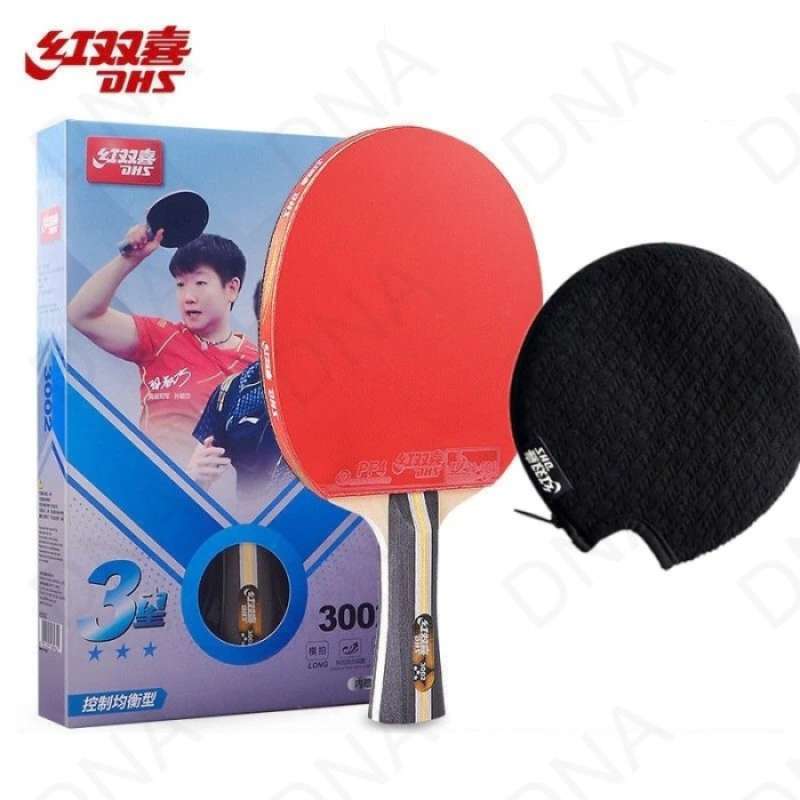 Promo Table Tennis Racket Dhs 3002 / Bat Tenis Meja Dhs 3002 - Original Diskon 9% Di Seller ...